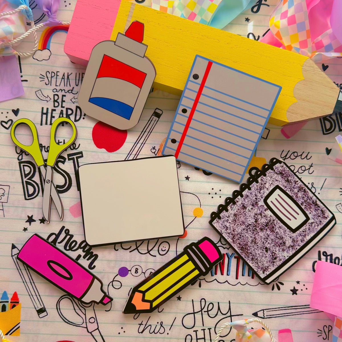 Acrylic Magnetic Visual Supply Cards – CraftingByMayra