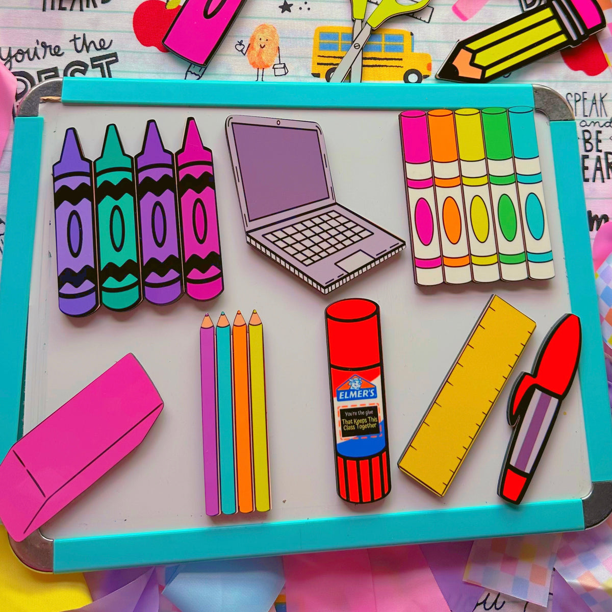Acrylic Magnetic Visual Supply Cards – CraftingByMayra