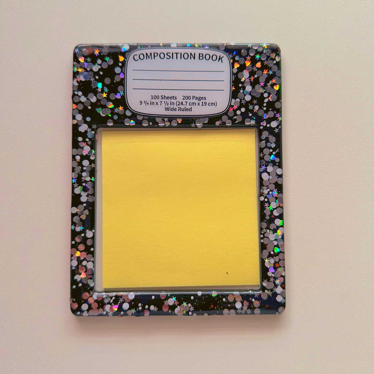Composition Book Post It Note Holder Blank – CraftingByMayra