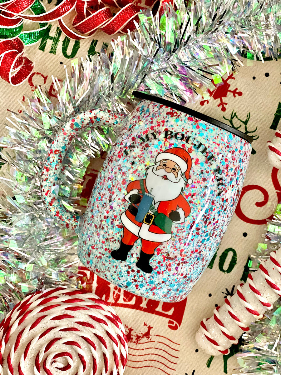 In My Boujee Era Santa Christmas Tumbler – CraftingByMayra
