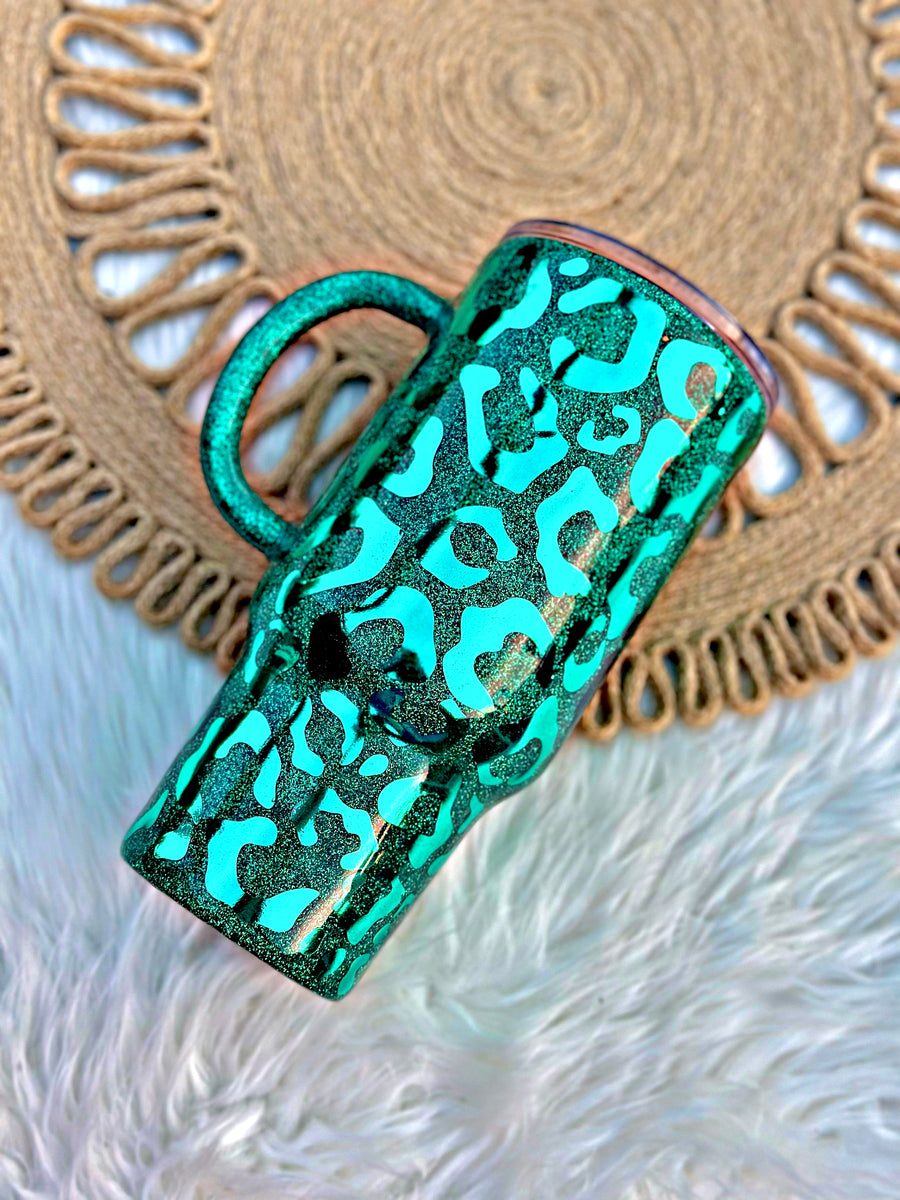 Teal Cheetah Print – CraftingByMayra